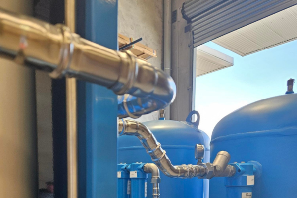 Energy efficient benefits of upgrading compressed air piping systems